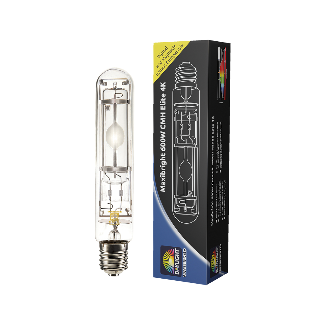 Maxibright Daylight 600W CMH 4K Lamp – Hortitech