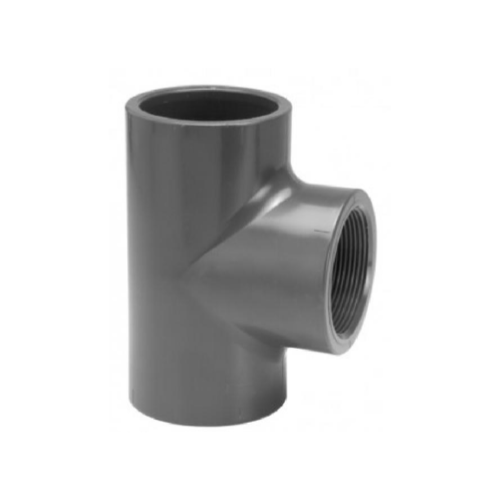 PVCu Tee 90 Plain x Female Threaded Branch – Hortitech
