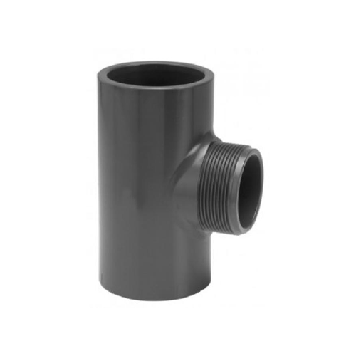 PVCu Tee 90 Plain x Male Threaded Branch – Hortitech